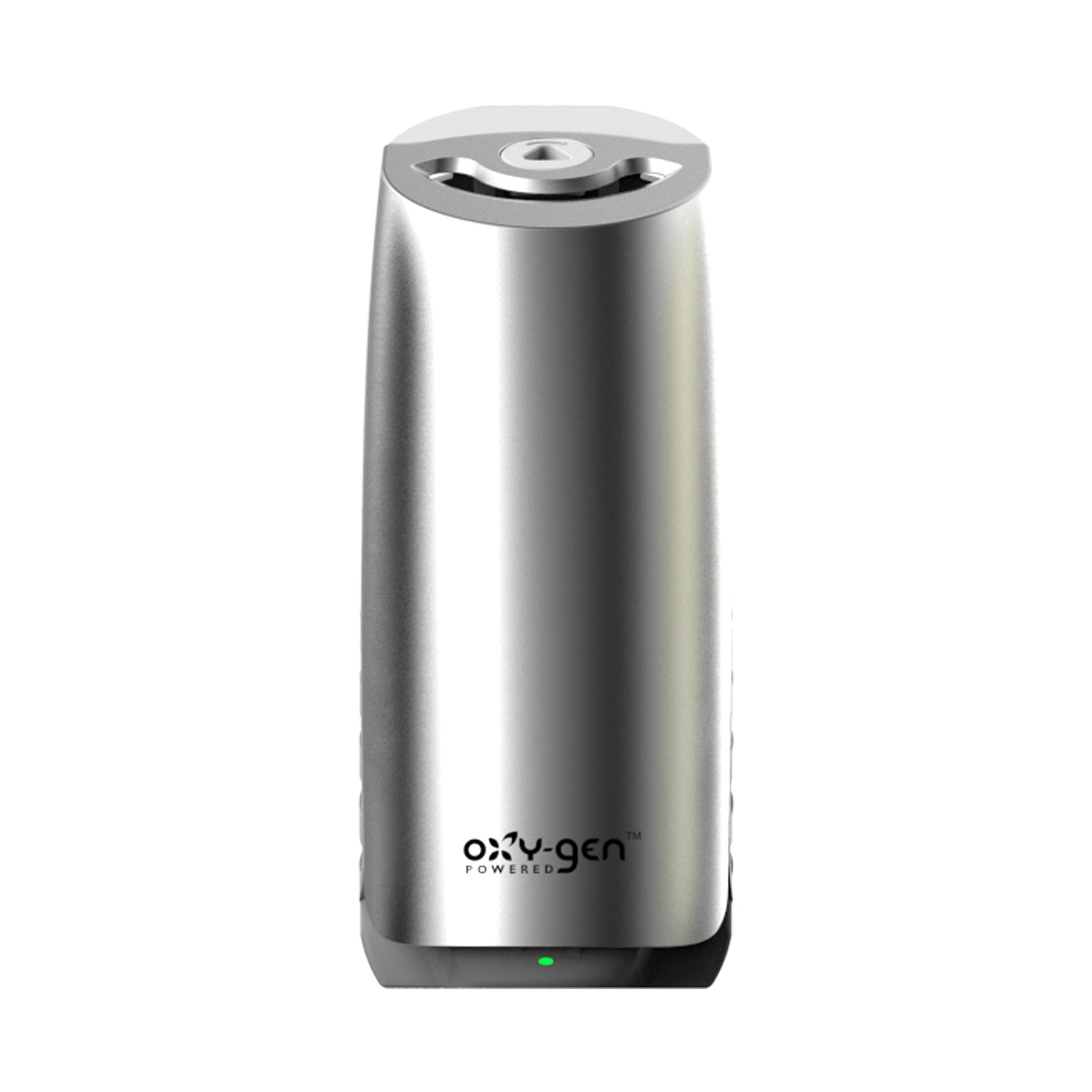 Oxygen Powered Viva Steel Grey Dispenser, Continuous Air Freshening System